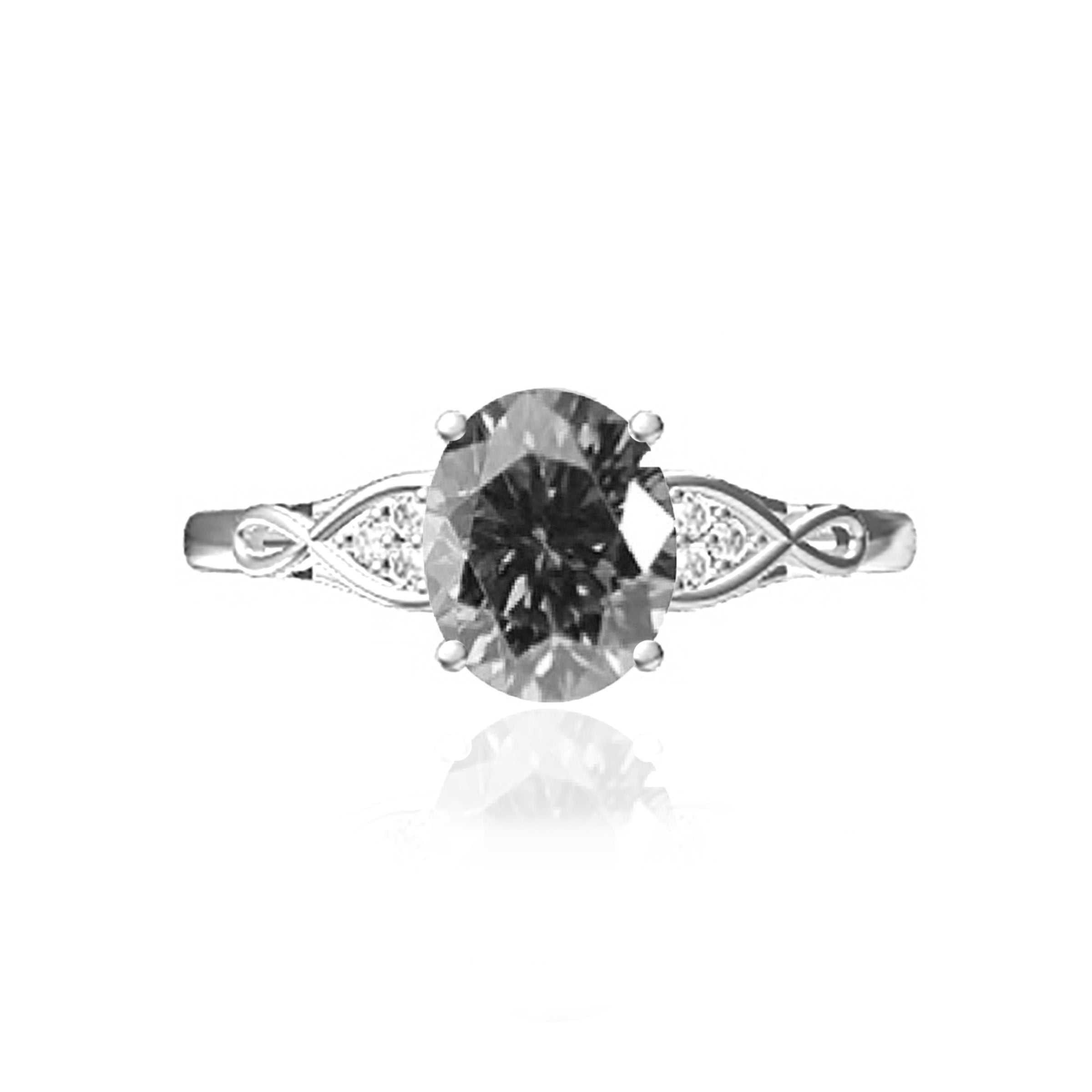 Personalized Moissanite Ashes Ring - Luminous Memory – Love Catcher