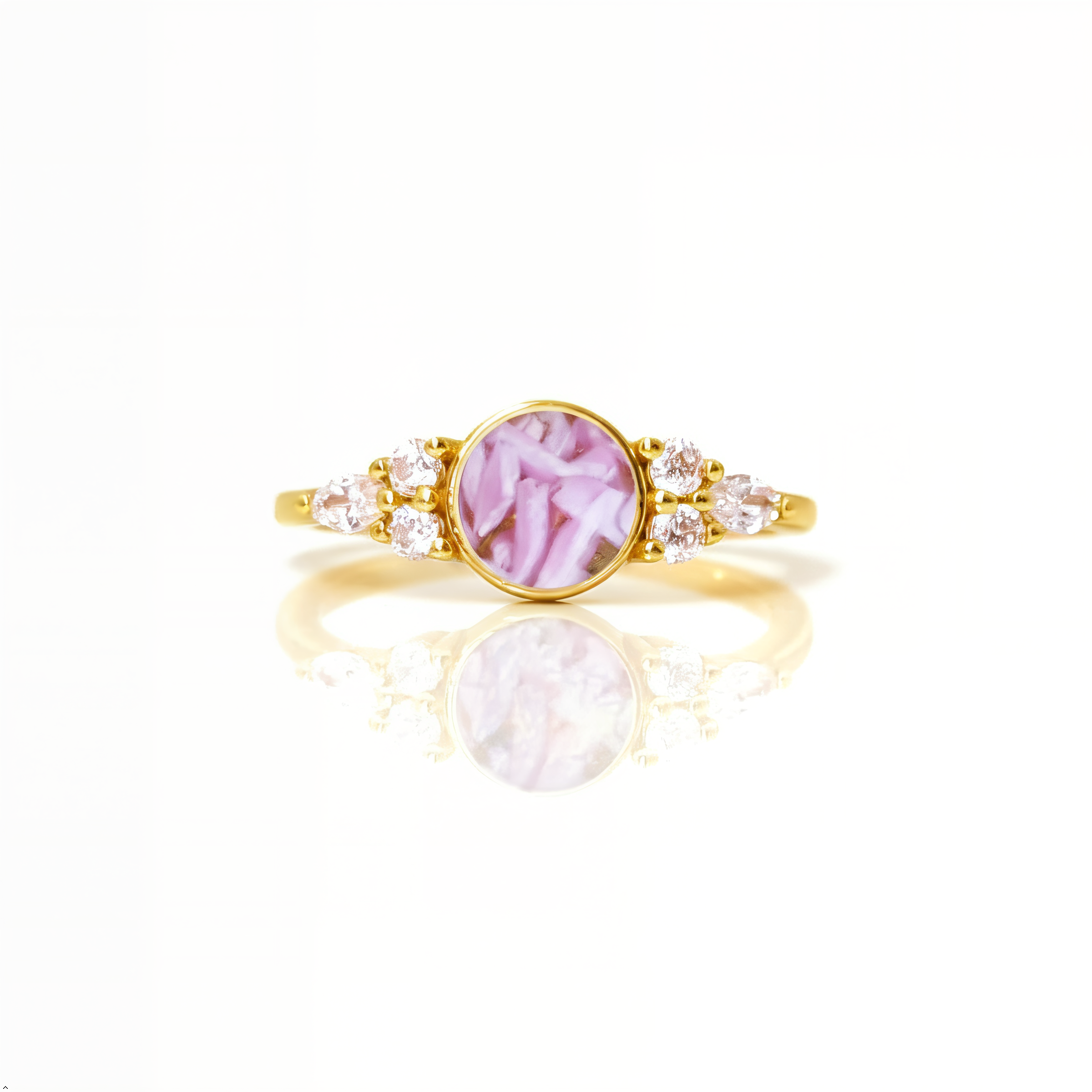Personalized Gold Pregnancy Test Ring - LactaGems – Love Catcher